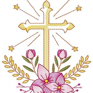 Cross Embroidery Designs - Religious Embroidery Design Machine ...