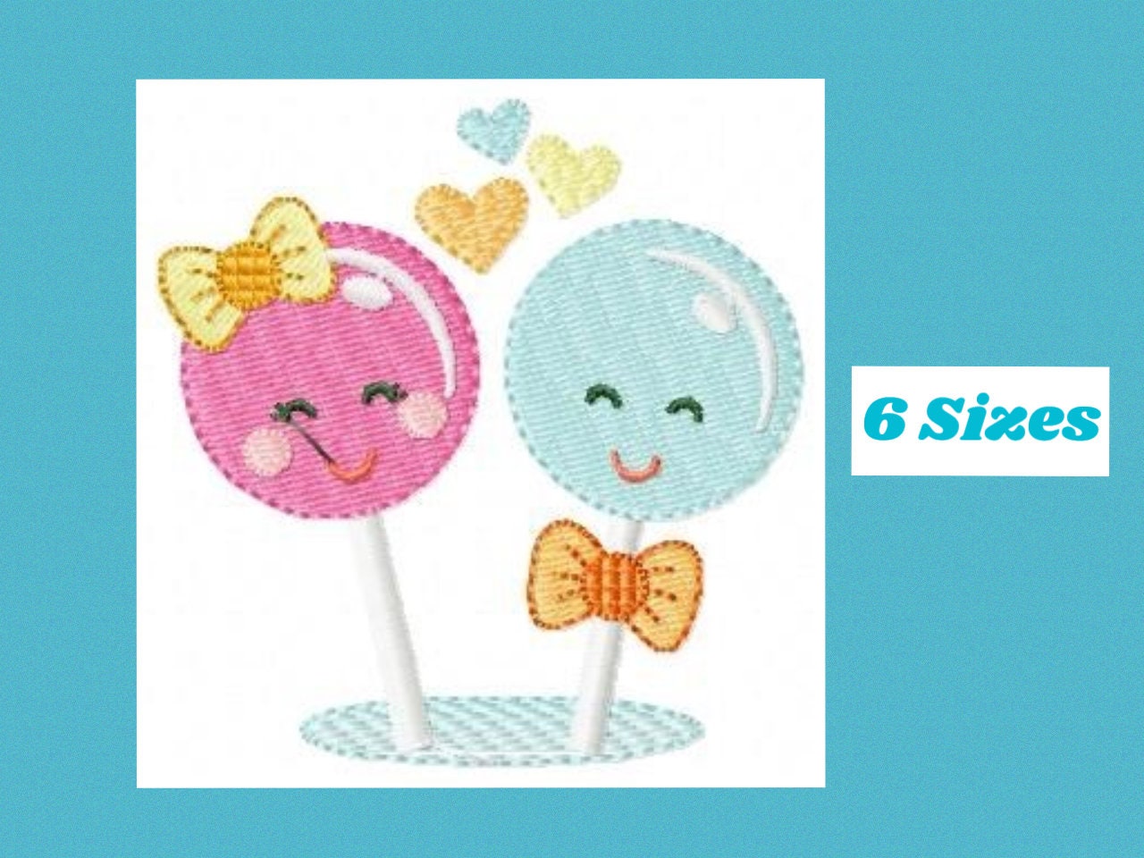Lollipop embroidery designs Candy embroidery design machine | Etsy