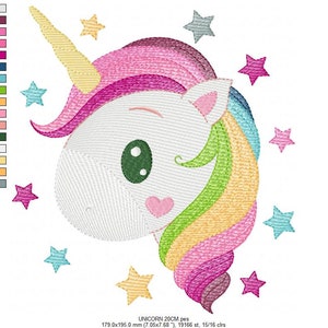 Unicorn Embroidery Designs - Baby Girl Embroidery Design Machine ...