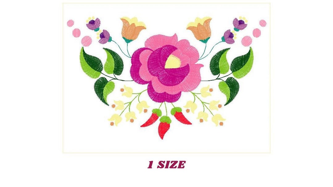 Hungarian Embroidery Designs Flowers Embroidery Design Machine ...