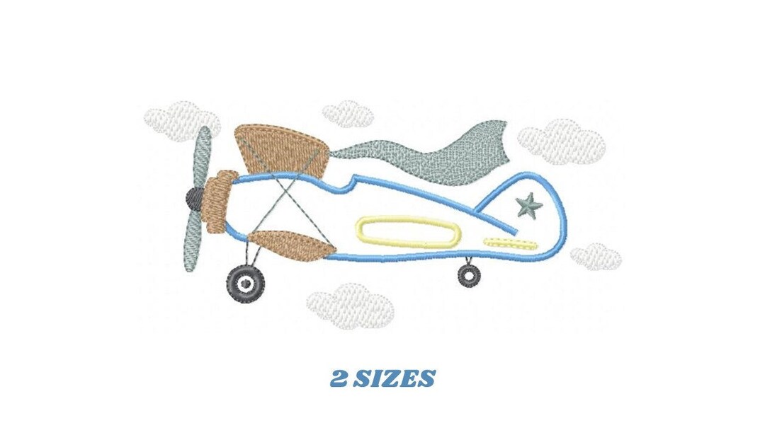 Plane Embroidery Designs - Airplane Embroidery Design Machine ...