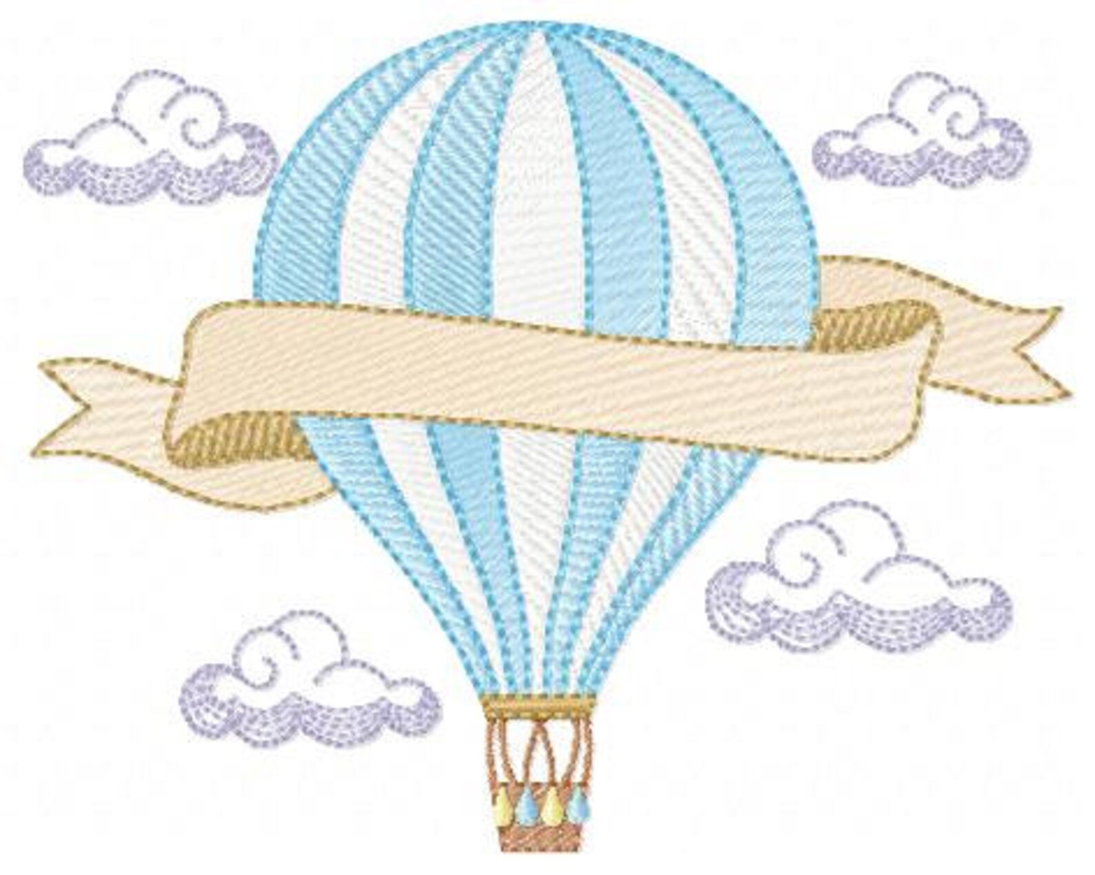 Balloon Embroidery Designs Hot Air Balloon Embroidery Design Machine ...