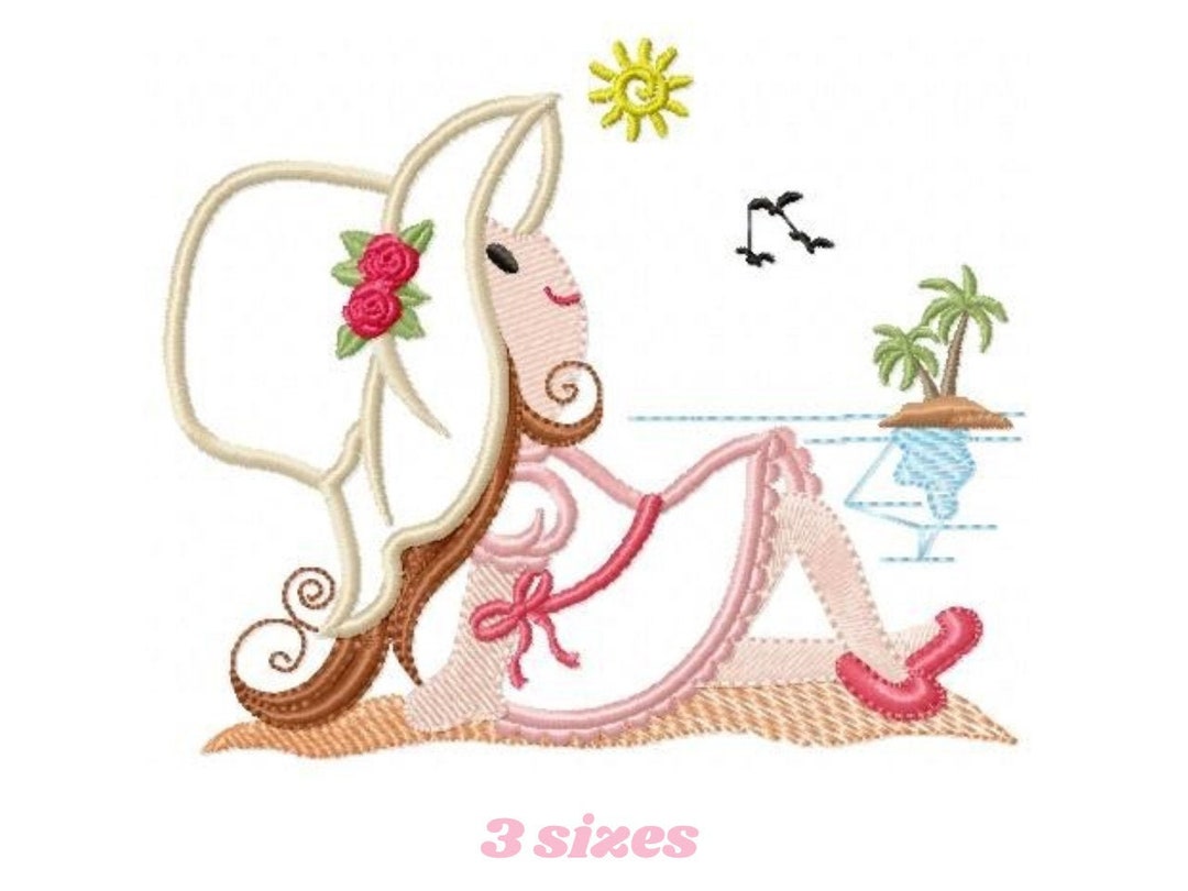 Girl Embroidery Designs - Woman Embroidery Design Machine Embroidery ...