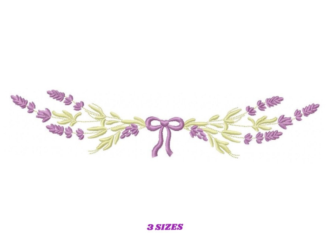 Lavender Embroidery Designs - Spring Flowers Embroidery Design Machine ...
