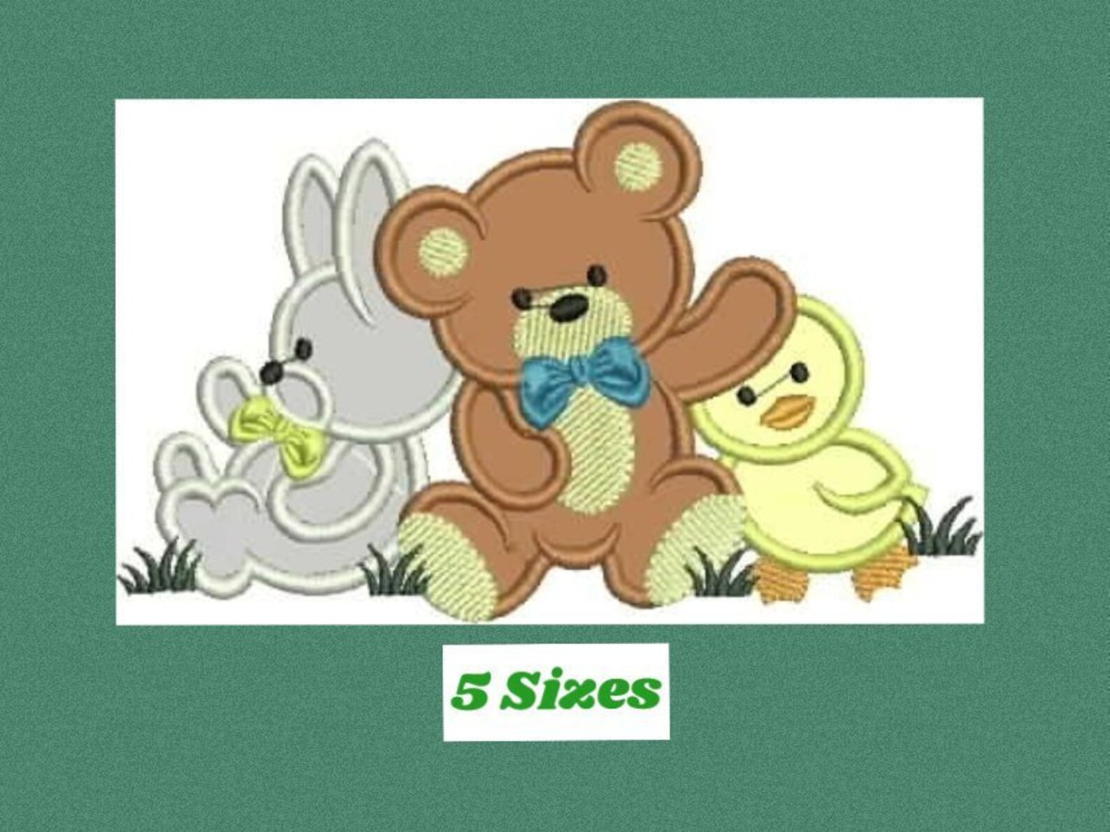 Animals Embroidery Designs Bear Embroidery Design Machine | Etsy