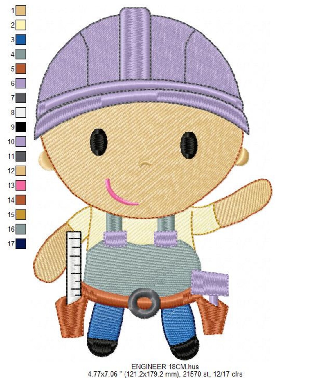 Engineer Embroidery Designs Woodworker Embroidery Design - Etsy