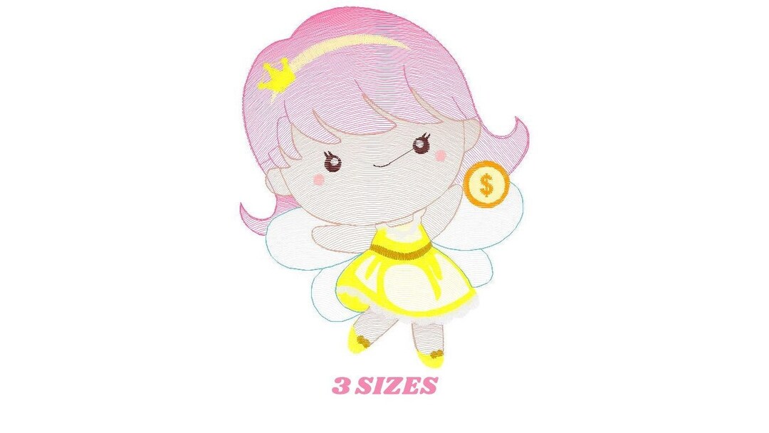 Tooth Fairy Embroidery Designs Money Fairy Embroidery Design Machine ...