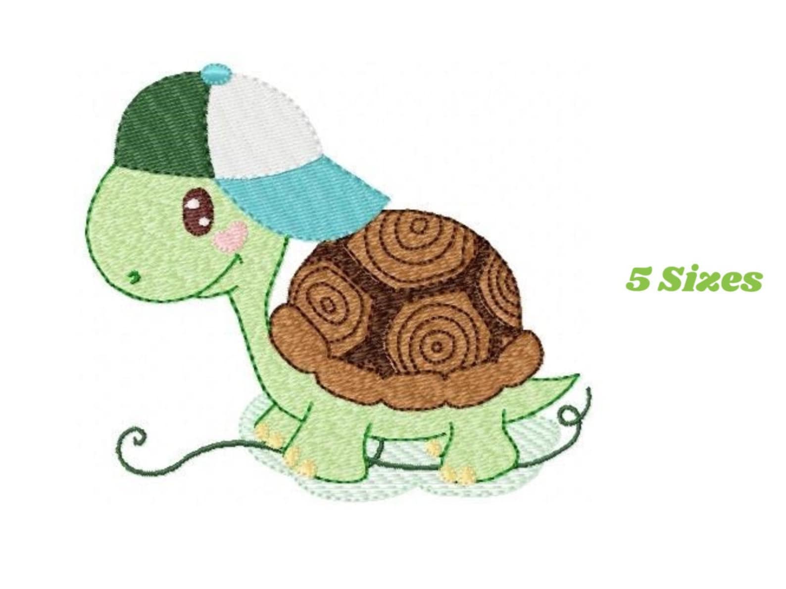 Turtle Embroidery Design Animal Embroidery Designs Machine - Etsy