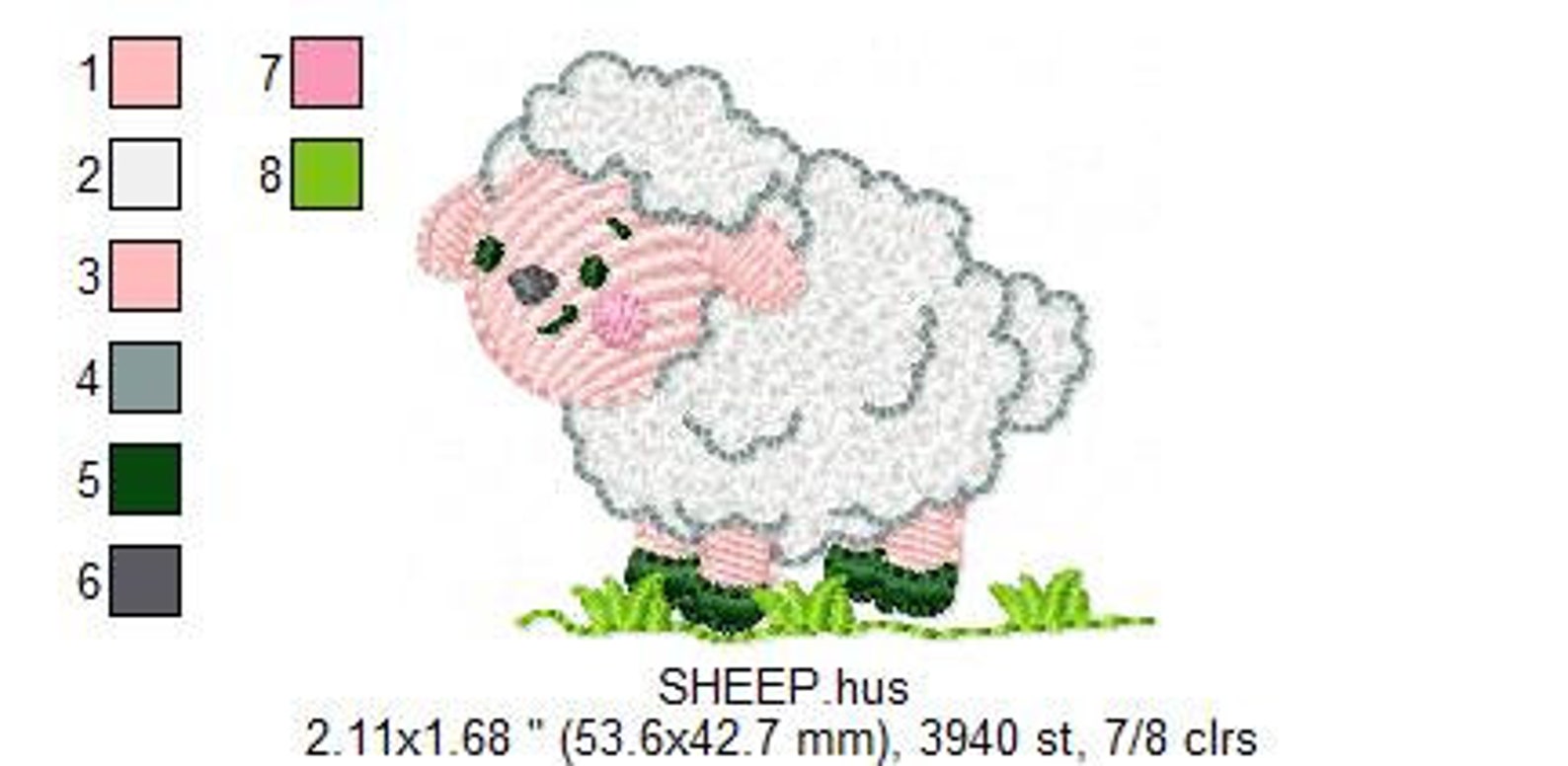 Farm Animals Embroidery Design Cow Embroidery Designs - Etsy