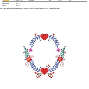 Monogram Frame Embroidery Designs Flower Embroidery Design Machine ...