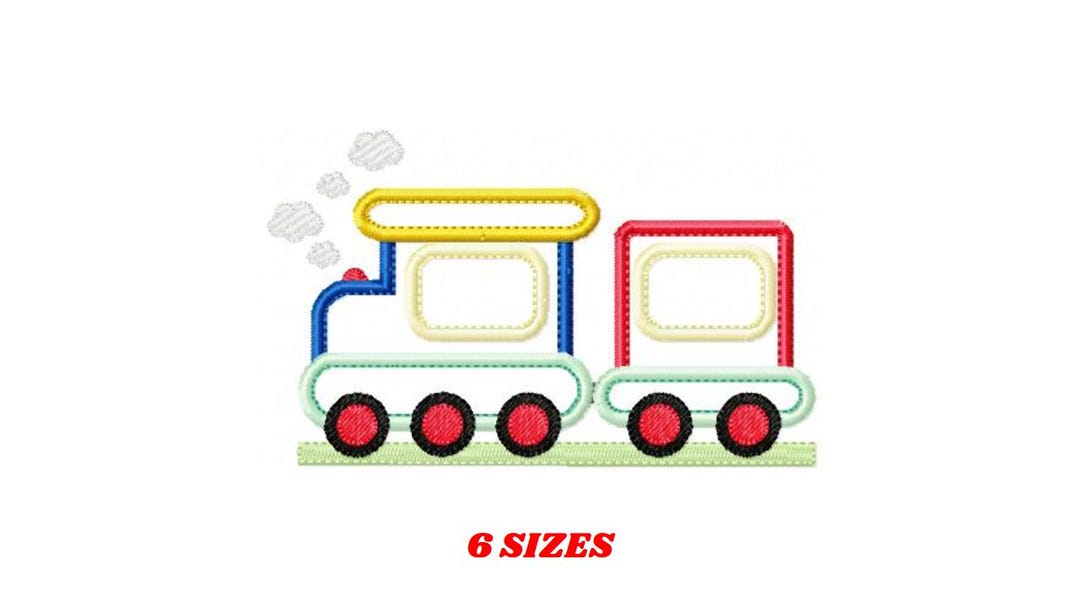 Train Embroidery Designs Vehicle Embroidery Design Machine Embroidery ...