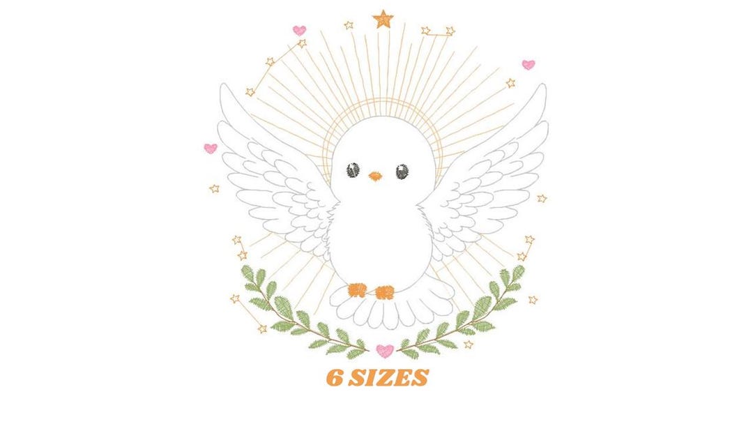 Dove Embroidery Designs - Holy Spirit Machine Embroidery Pattern ...