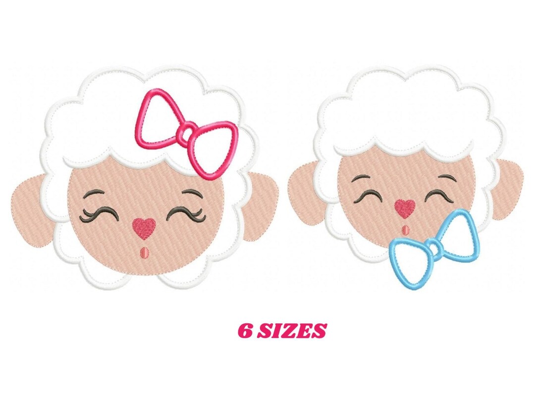 Sheep Embroidery Design Lamb Embroidery Designs Machine Embroidery ...