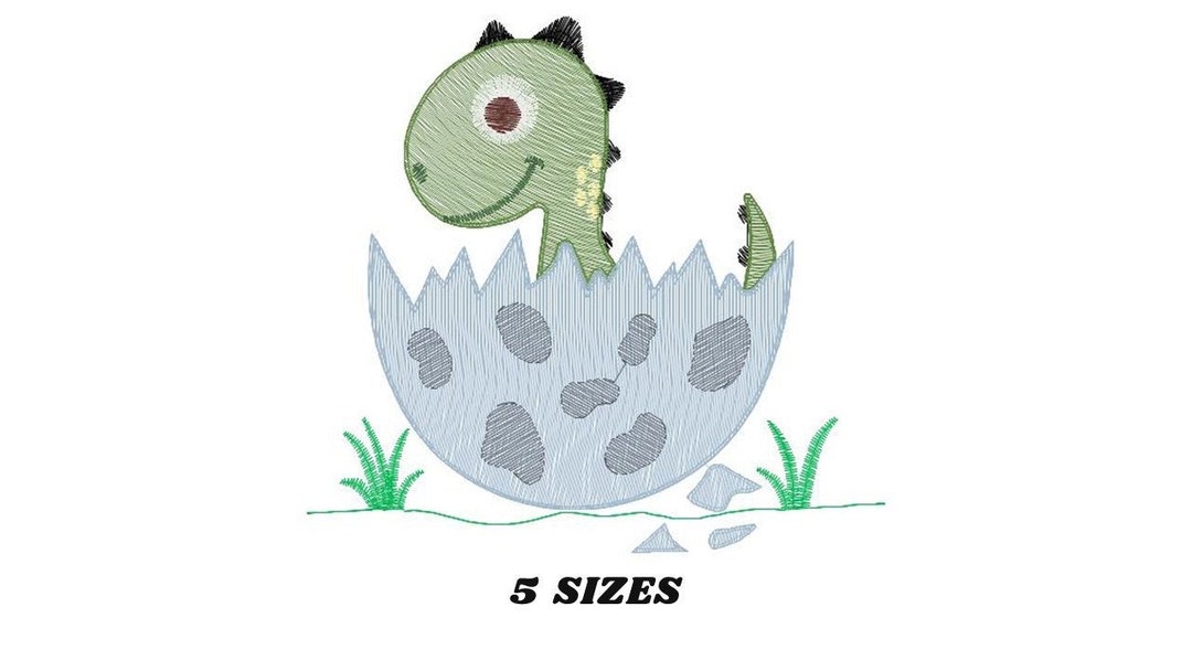 Dinosaur Embroidery Designs Dino Embroidery Design Machine Embroidery ...