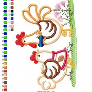 Chicken Embroidery Designs - Farm Embroidery Design Machine Embroidery ...
