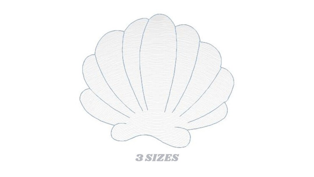 Shell Embroidery Designs Deep Sea Shells Embroidery Design Machine ...