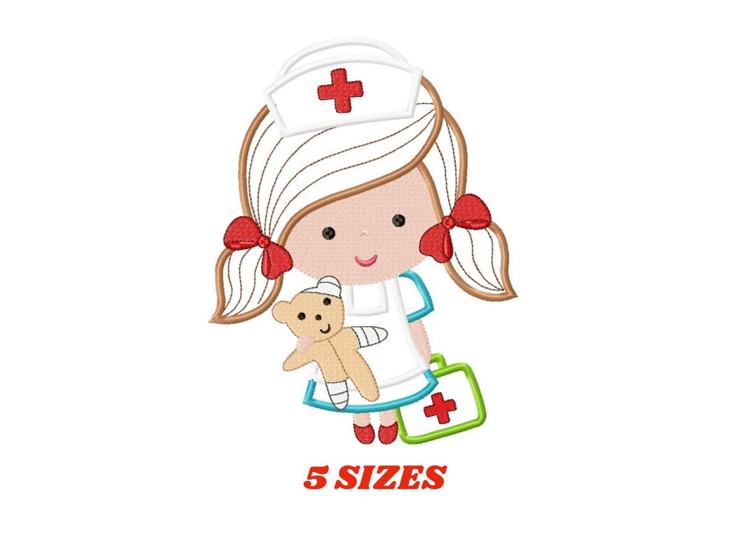 Nurse Embroidery Design - Doctor Embroidery Designs Machine Embroidery ...