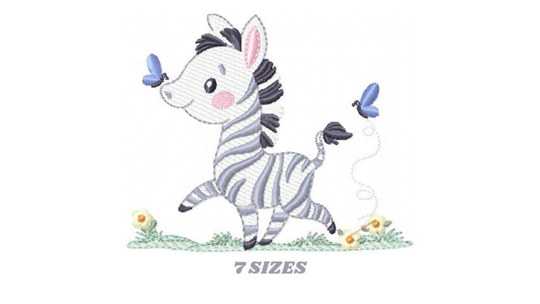 Zebra Embroidery Designs - Animal Embroidery Design Machine Embroidery ...