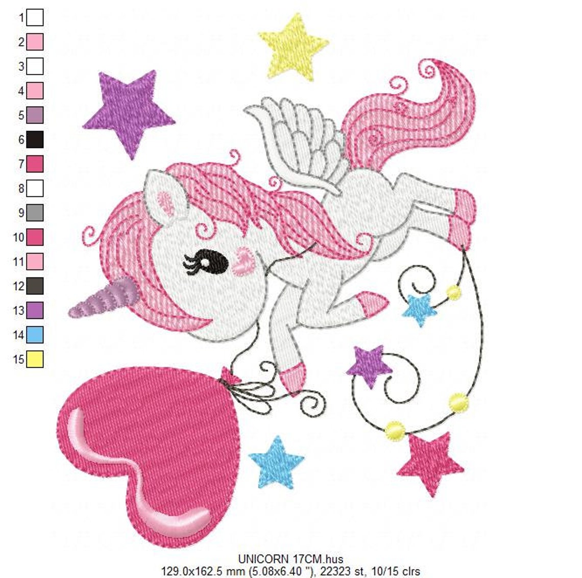 Unicorn Embroidery Design Baby Girl Embroidery Designs - Etsy