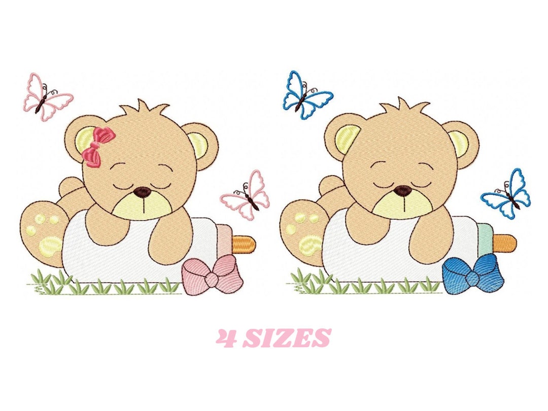 Baby Bear Embroidery Designs Teddy Embroidery Design Machine Embroidery ...