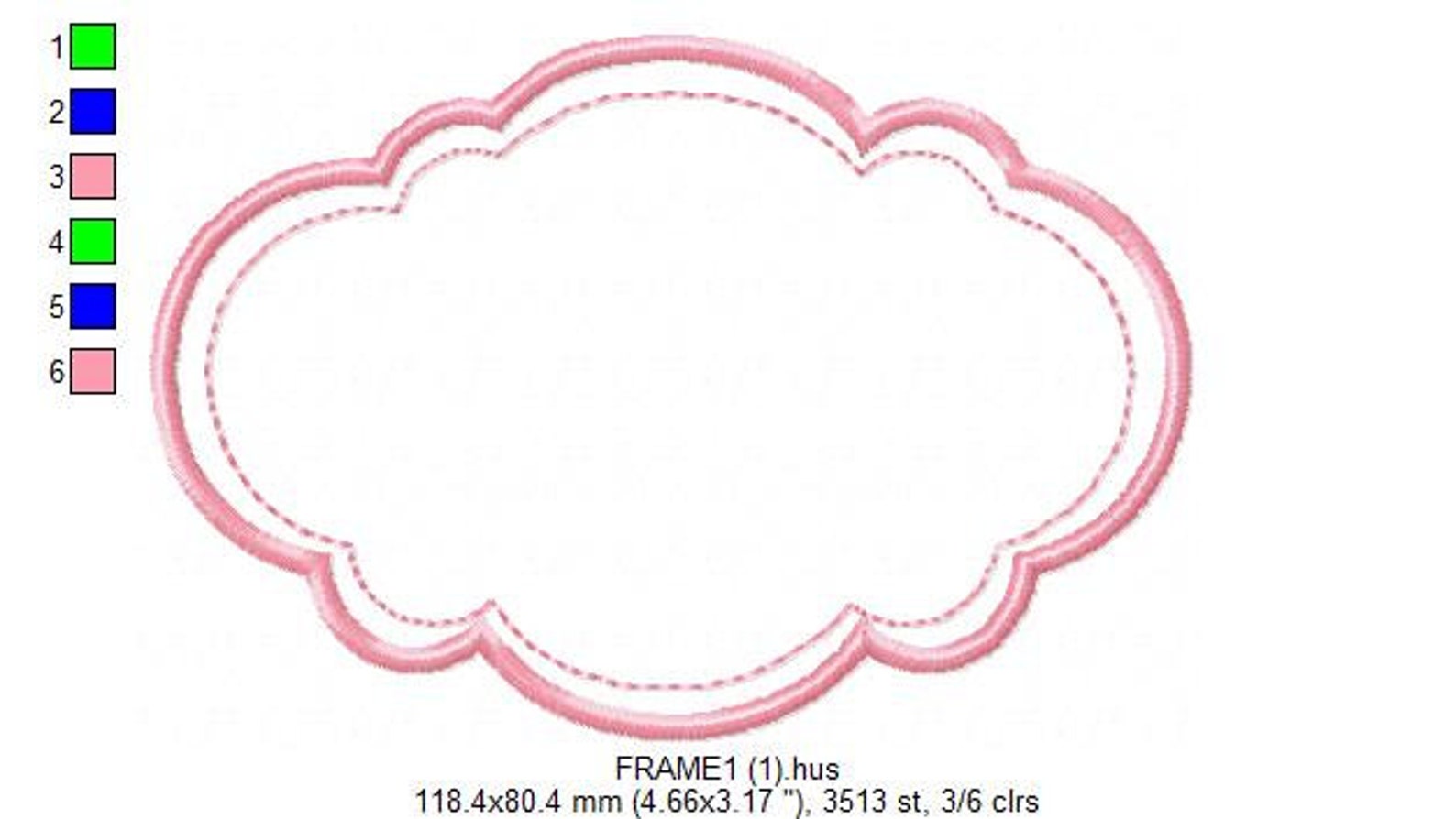 Frame Embroidery Designs Frame Applique Design Set Machine | Etsy