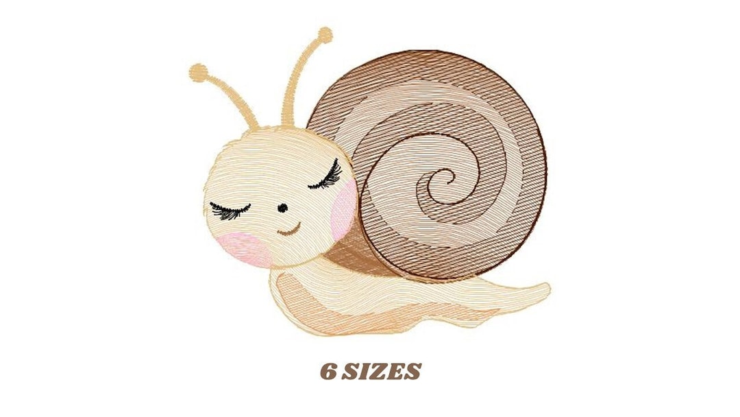 Snail Embroidery Design - Animal Embroidery Designs Machine Embroidery ...
