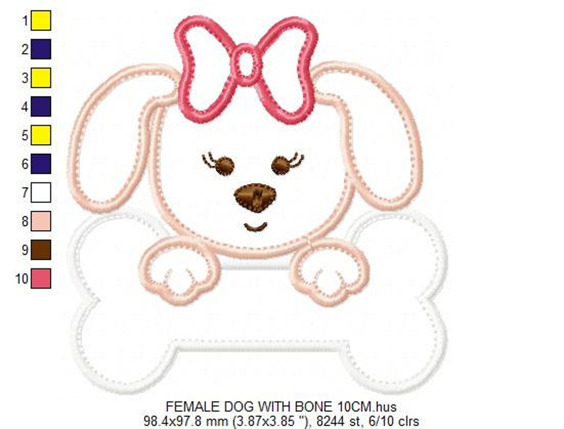 Dogs Embroidery Designs Dog Embroidery Design Machine - Etsy