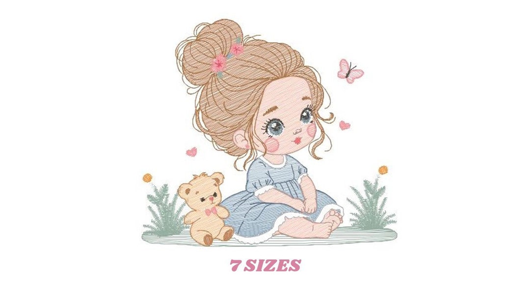 Baby Girl Embroidery Designs - Children Embroidery Design Machine ...