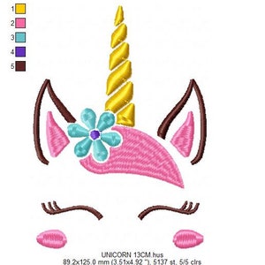 Unicorn Embroidery Designs - Baby Girl Embroidery Design Machine ...