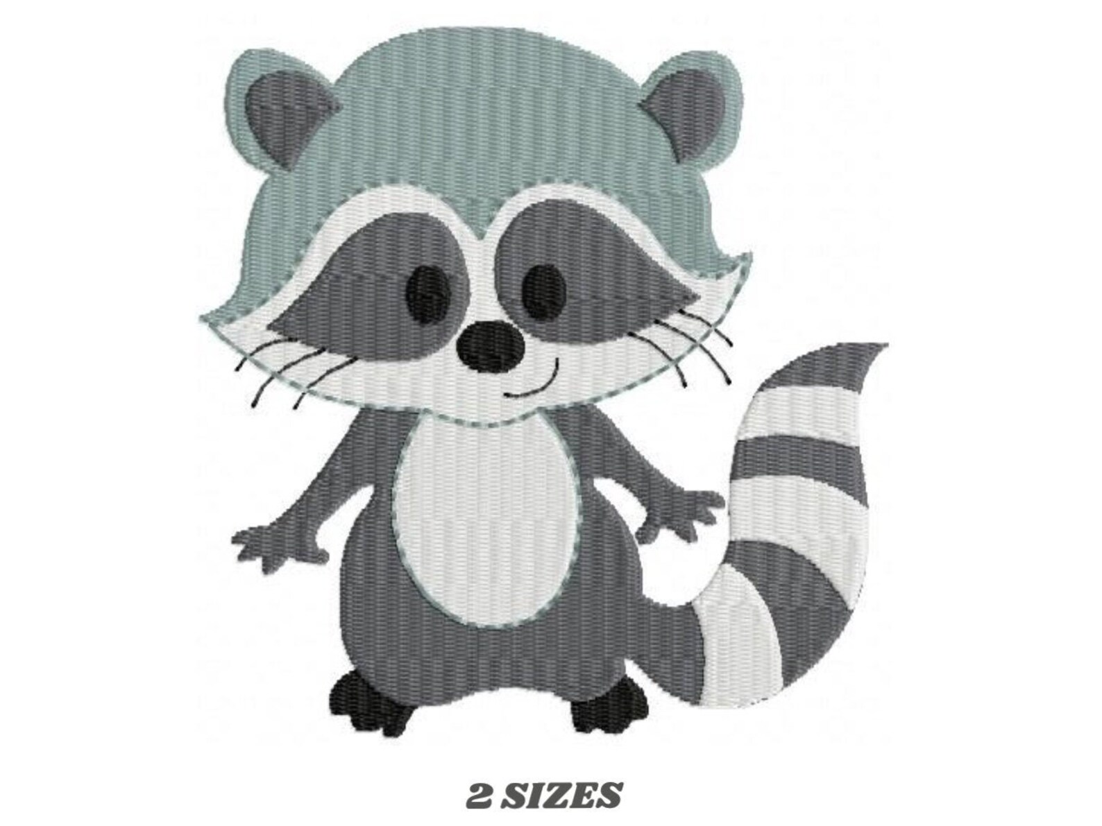 Raccoon Embroidery Designs - Woodland Wild Animal Machine Embroidery ...