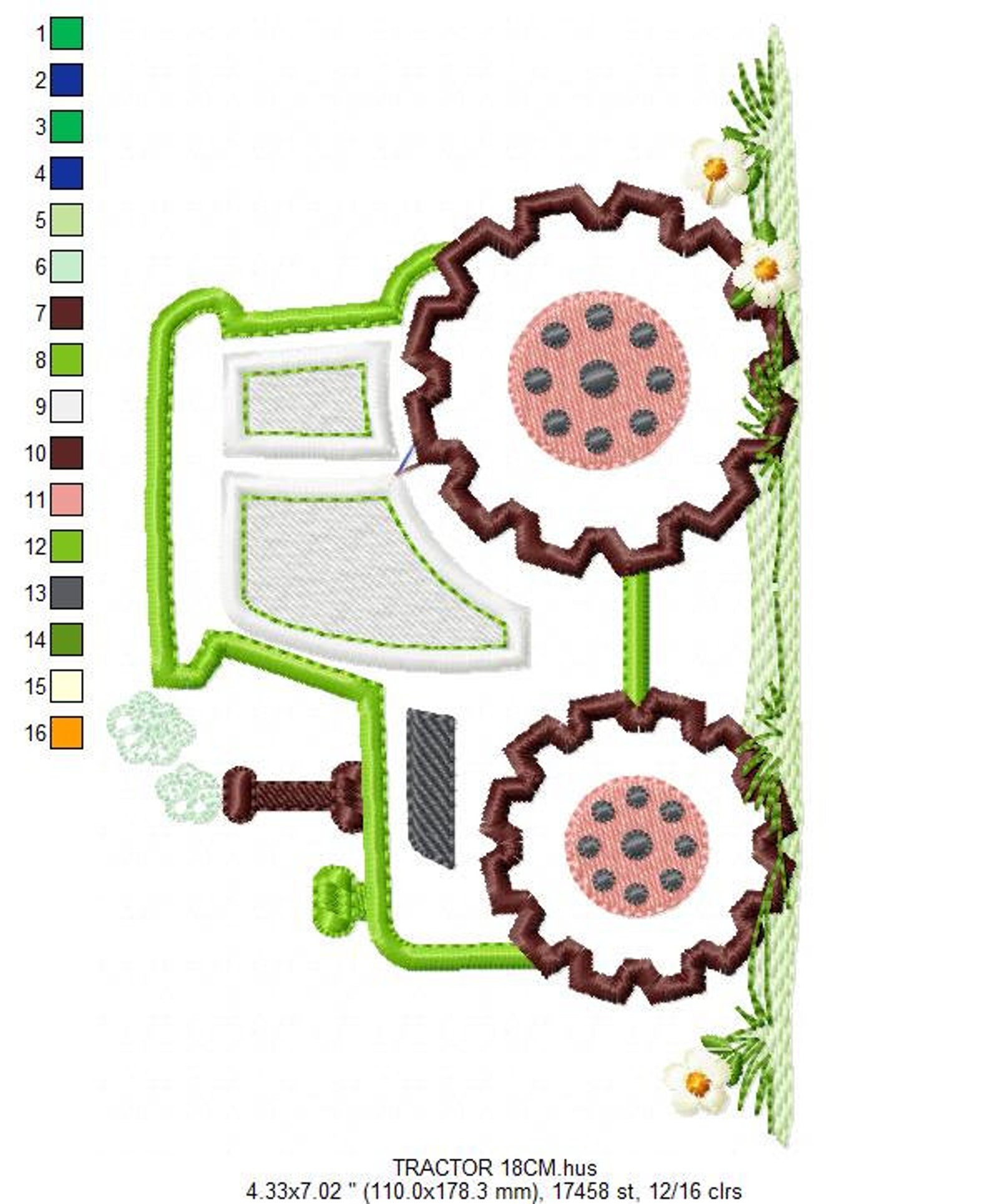 Tractor Embroidery Designs Farm Embroidery Design Machine - Etsy