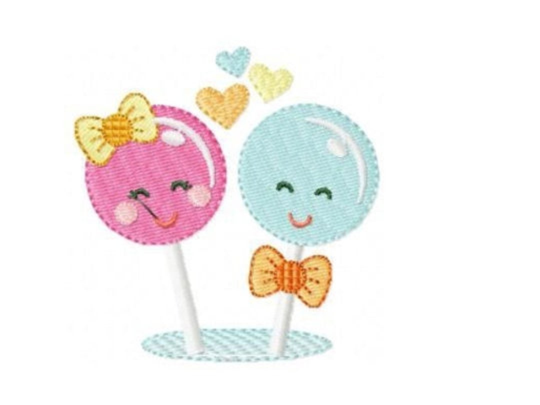Lollipop Embroidery Designs Candy Embroidery Design Machine Embroidery ...