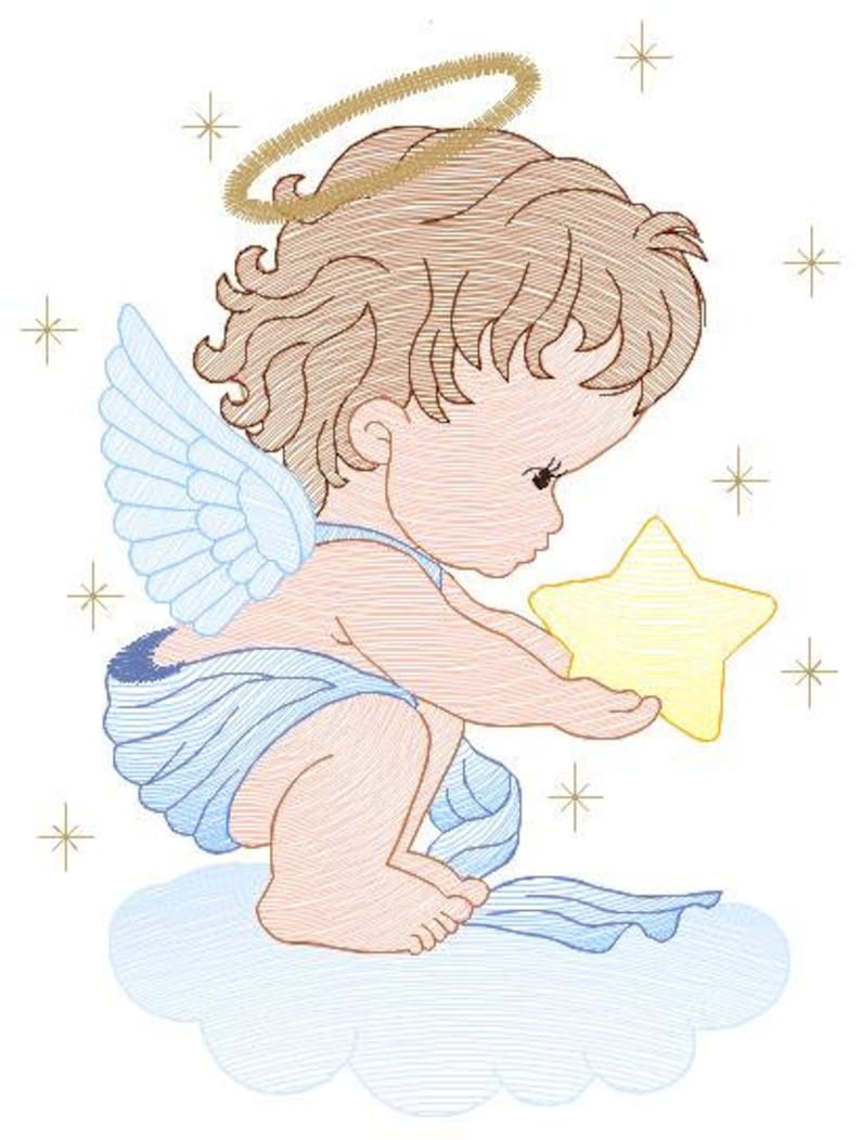 Angel Embroidery Designs Religious Embroidery Design Machine - Etsy