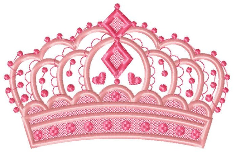 Crown Embroidery Designs - Princess Crown Machine Embroidery Pattern ...