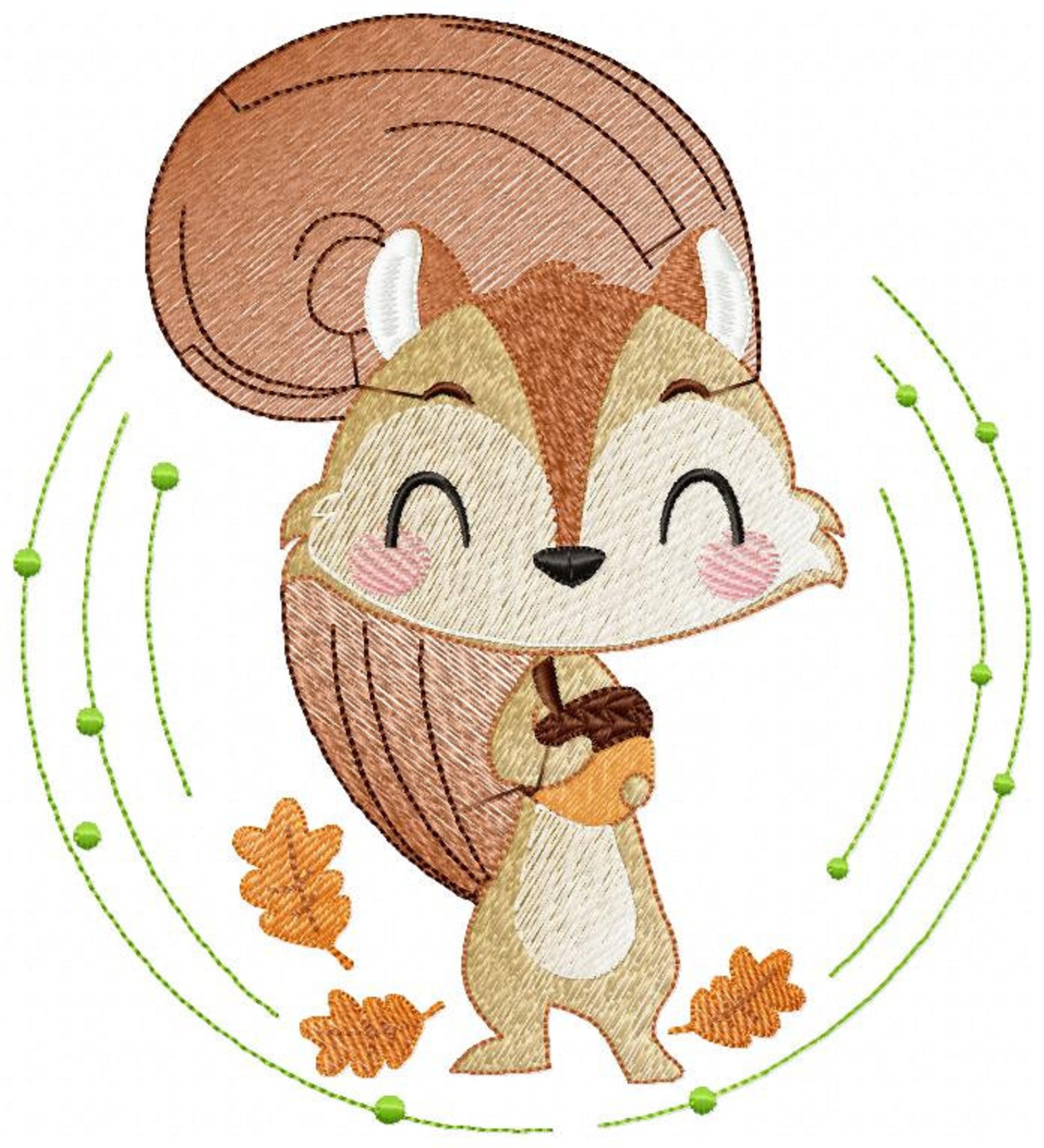 Squirrel Embroidery Design Animal Embroidery Designs Machine Embroidery ...