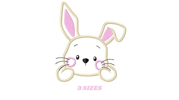 Bunny Embroidery Design Rabbit Embroidery Designs Machine - Etsy