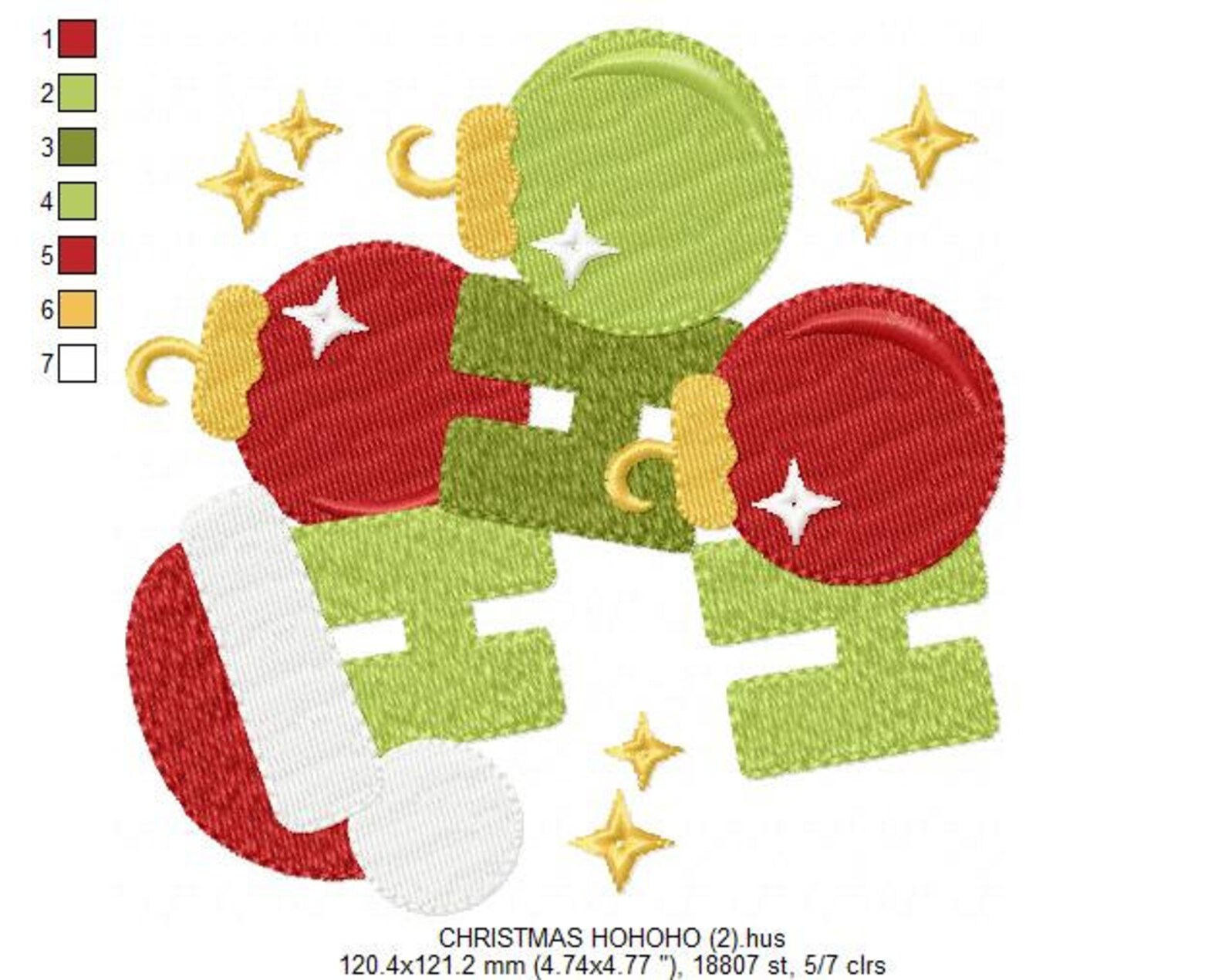 Xmas Embroidery Designs Santa Claus Embroidery Design | Etsy