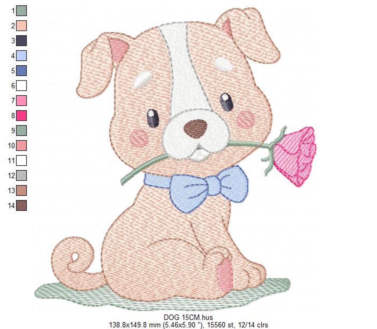 Dogs Embroidery Designs Dog Embroidery Design Machine | Etsy