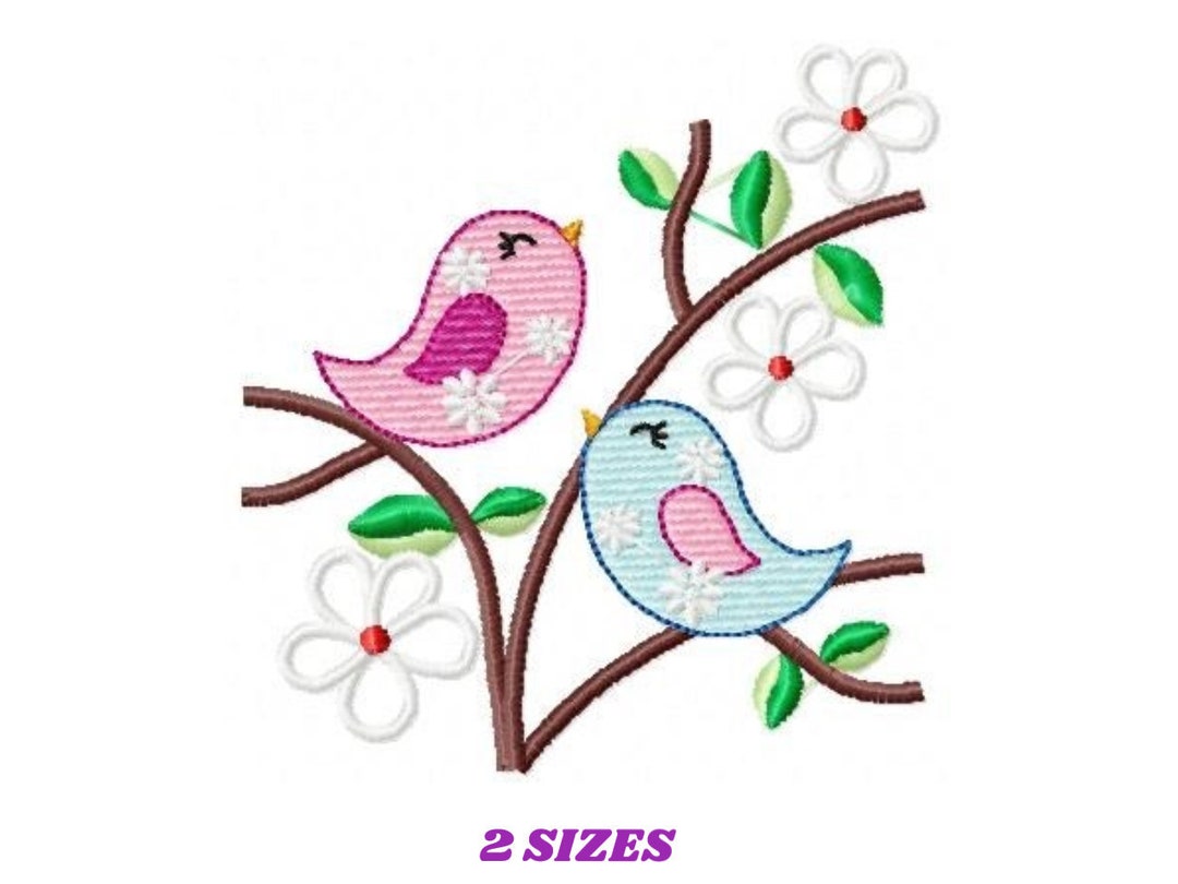 Bird Embroidery Designs Birds Embroidery Design Machine Embroidery ...
