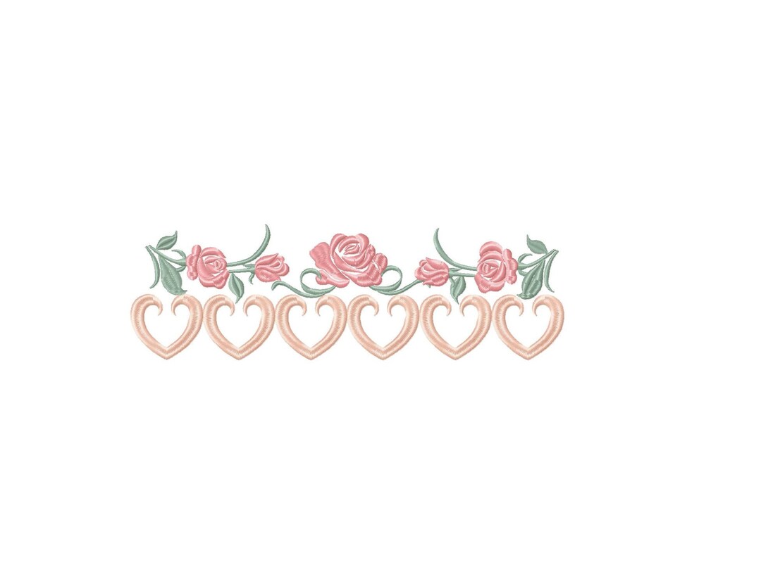 Roses Embroidery Designs - Kitchen Towel Divider Machine Embroidery ...
