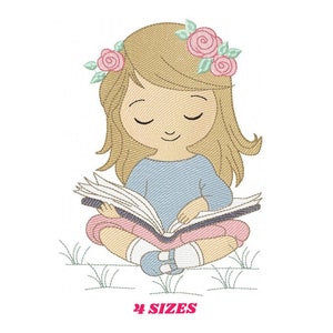 Girl Embroidery Designs - Reading Embroidery Design Machine Embroidery ...