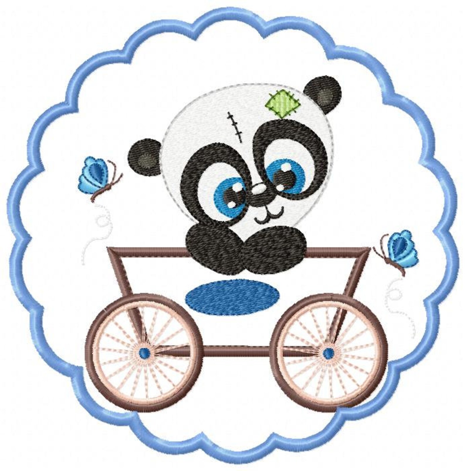 Panda Embroidery Design Animal Embroidery Designs Machine | Etsy