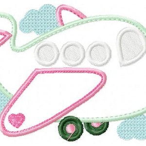 Plane Embroidery Designs - Airplane Embroidery Design Machine ...