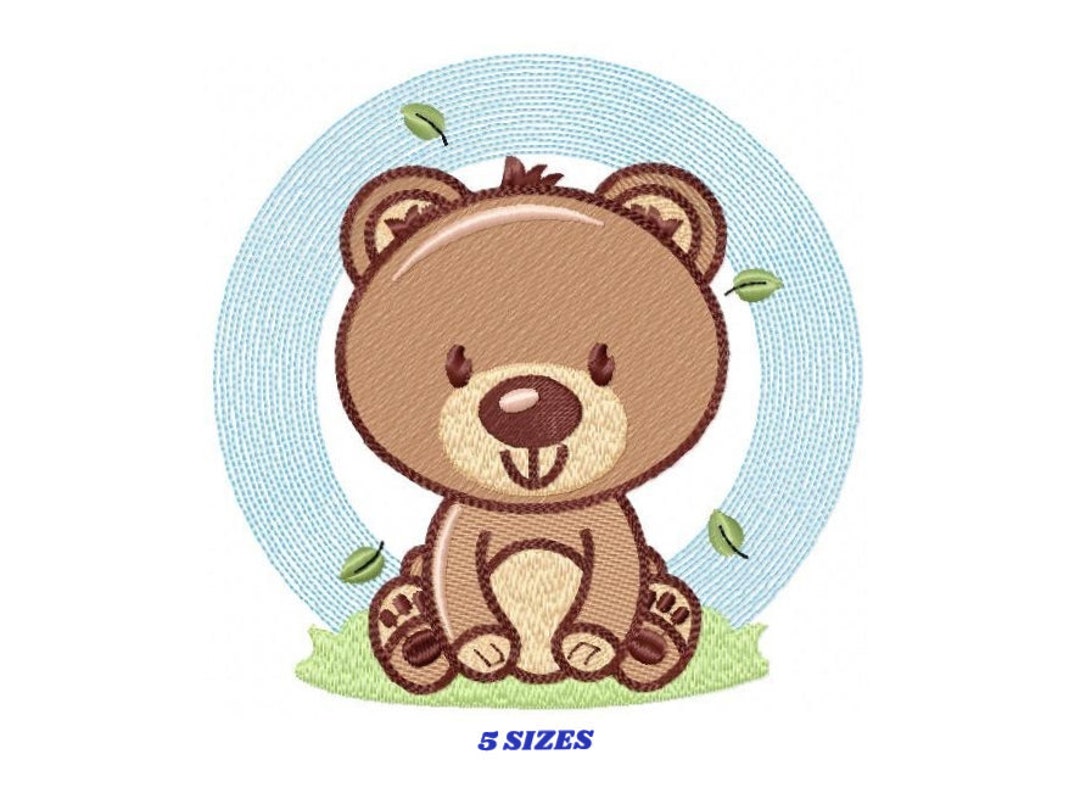 Bear Embroidery Designs Baby Boy Embroidery Design Machine Embroidery ...