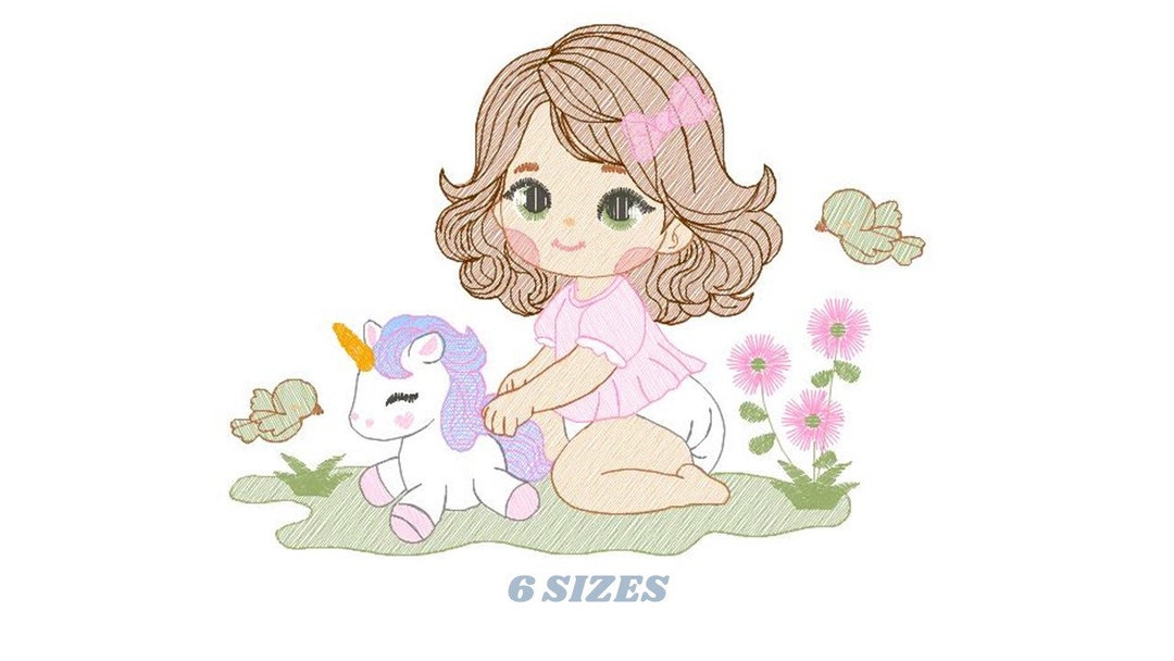 Baby Girl Embroidery Designs - Children Embroidery Design Machine ...