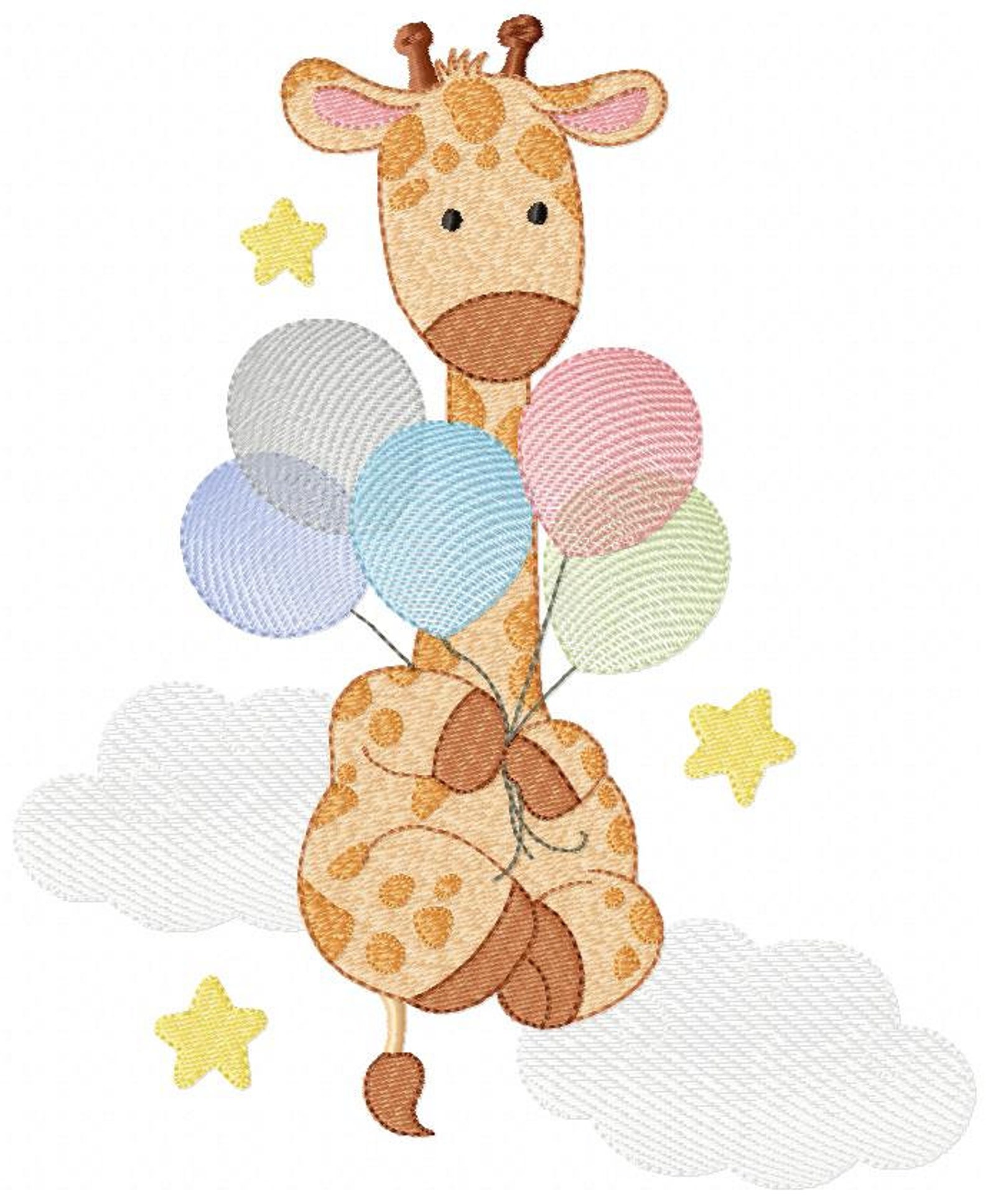 Giraffe Embroidery Design Animal Embroidery Designs Machine - Etsy