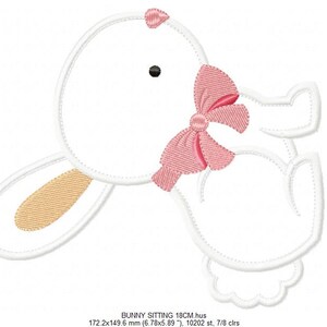 Bunny Embroidery Design Rabbit Embroidery Designs Machine Embroidery ...
