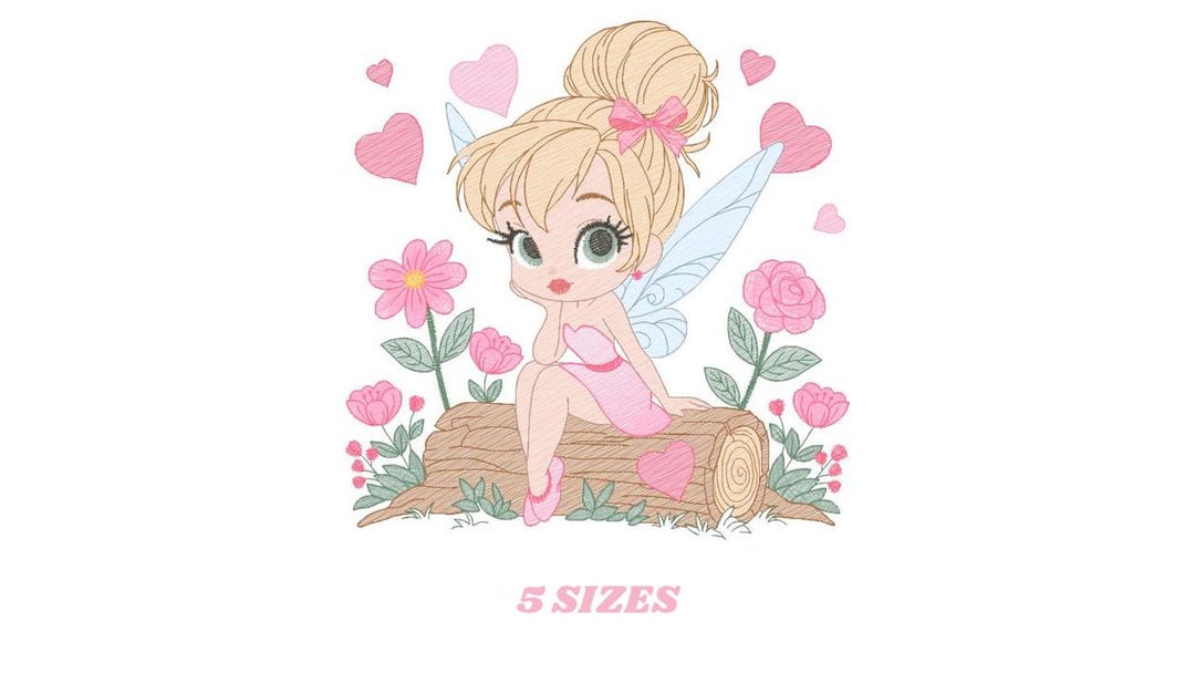 Fairy Embroidery Designs - Baby Girl Embroidery Design Machine ...