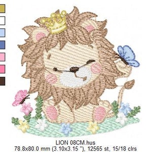 Lion Embroidery Designs - Safari Embroidery Design Machine Embroidery ...
