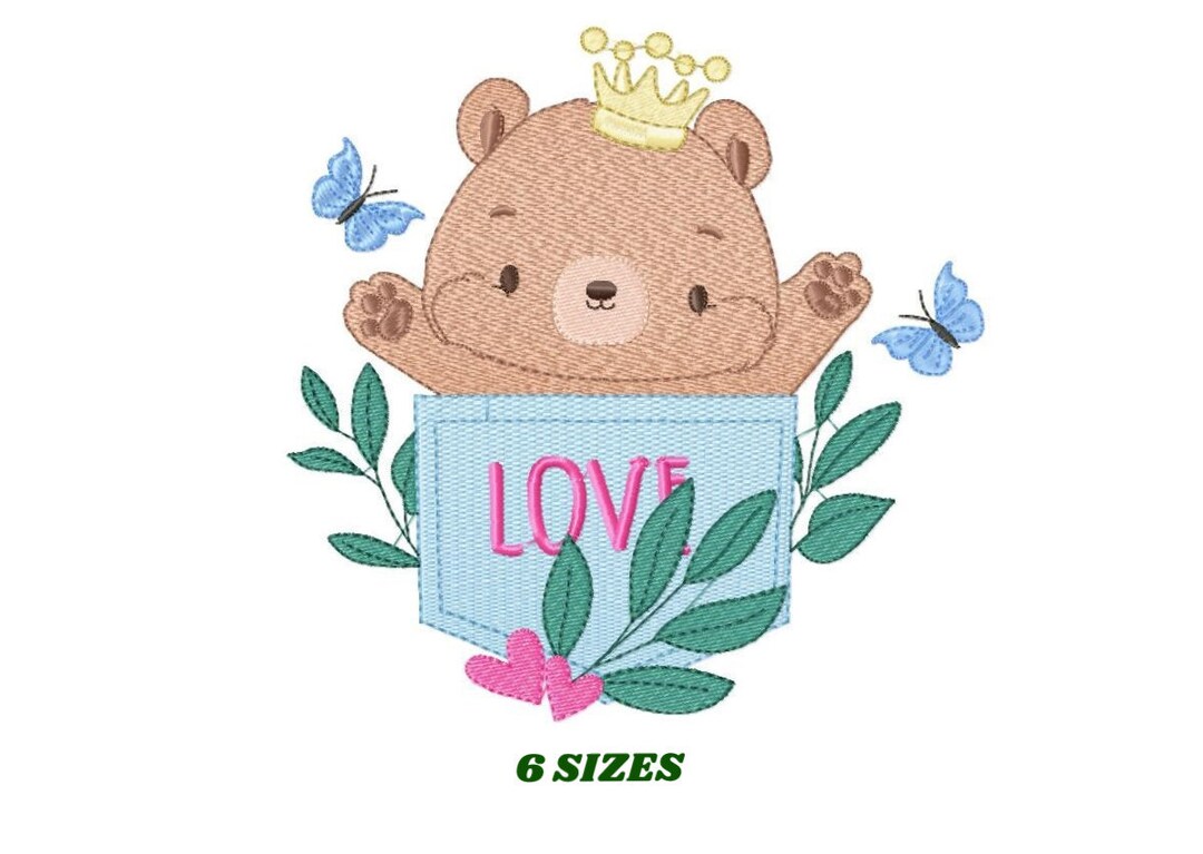 Bear Embroidery Designs Teddy Embroidery Design Machine Embroidery ...